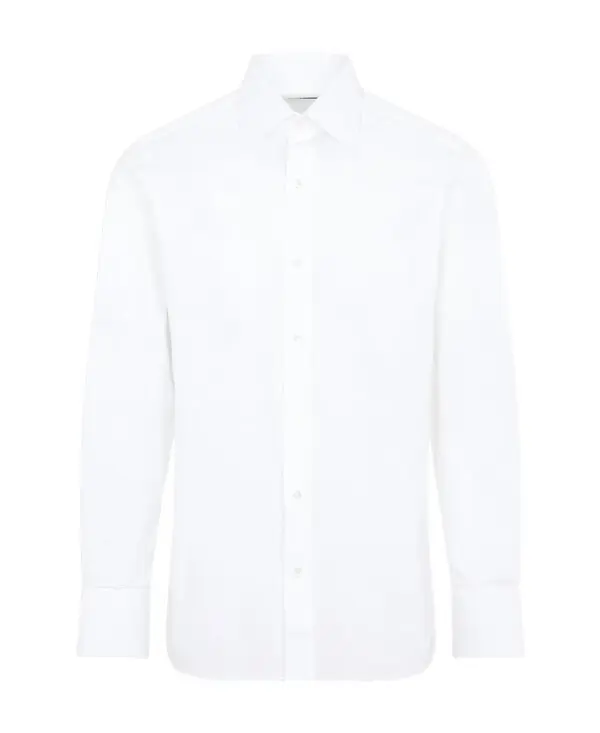 TOM FORD Buttoned Long-sleeved Shirt - White
