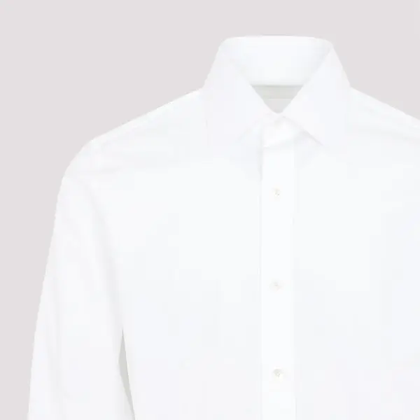 TOM FORD Buttoned Long-sleeved Shirt - White