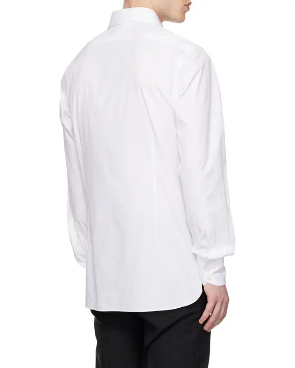 TOM FORD Buttoned Long-sleeved Shirt - White