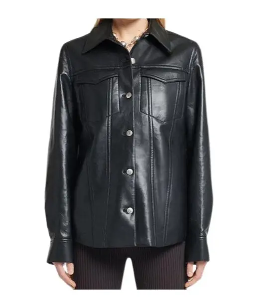 Nanushka Rocio Faux-leather Jacket