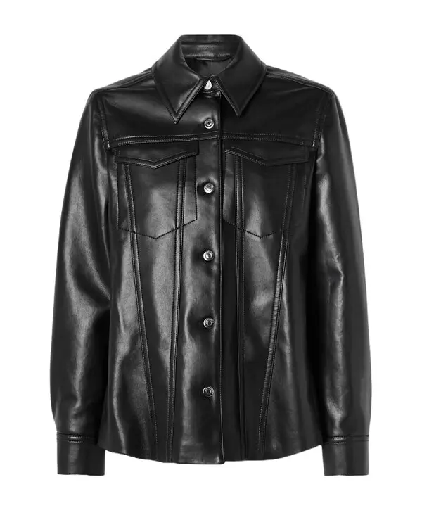 Nanushka Rocio Faux-leather Jacket - Black