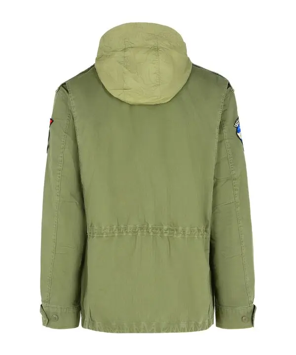 Polo Ralph Lauren Patch Detail Hooded Jacket - Green