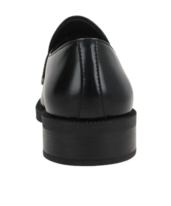 Prada Triangle-logo Loafers - Black