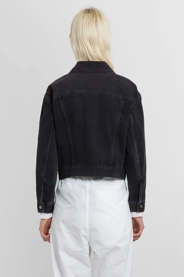 ANN DEMEULEMEESTER Logo Denim Jacket