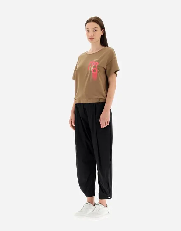 Herno Logo Embroidered Round Neck T-shirt
