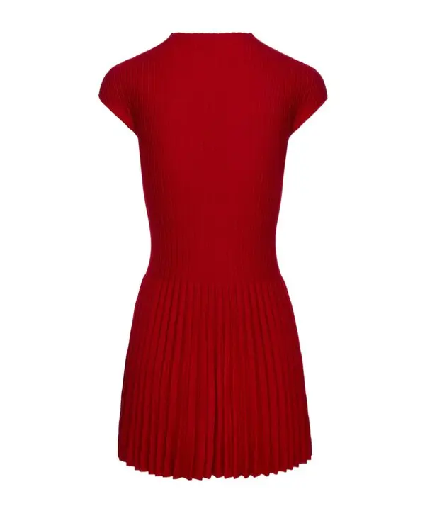 red cotton skater dress skate dress Waverly