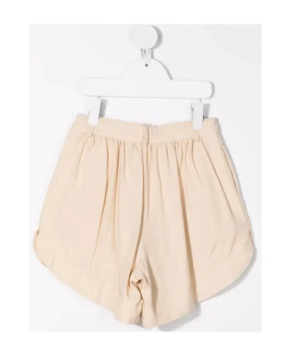 Chloé Decorative Button Ruched Detail Shorts