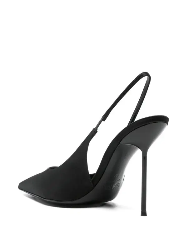 Paris Texas Lidia Pointed-toe Slingback Pumps - Black