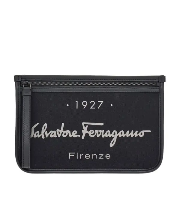 FERRAGAMO 1927 Signature Handbag - Black
