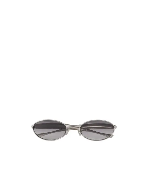 Bottega Veneta Oval Frame Sunglasses - Gray