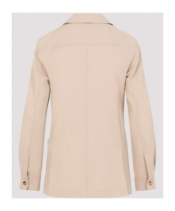 Max Mara Collared Button-up Shirt Jacket