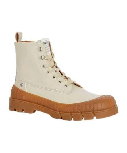 Kenzo Gobi Canvas Lace-up Boots - Light Brown