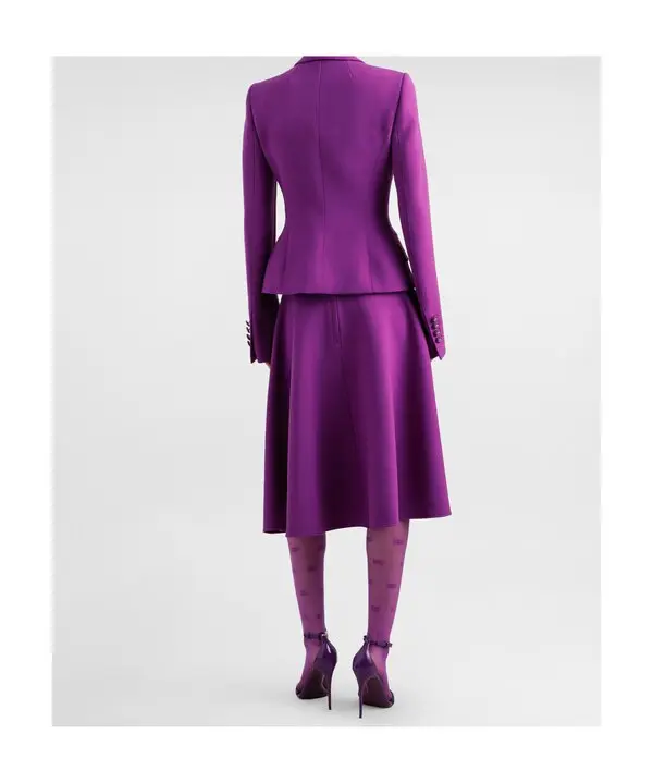 Dolce & Gabbana Wool Blazer - Purple