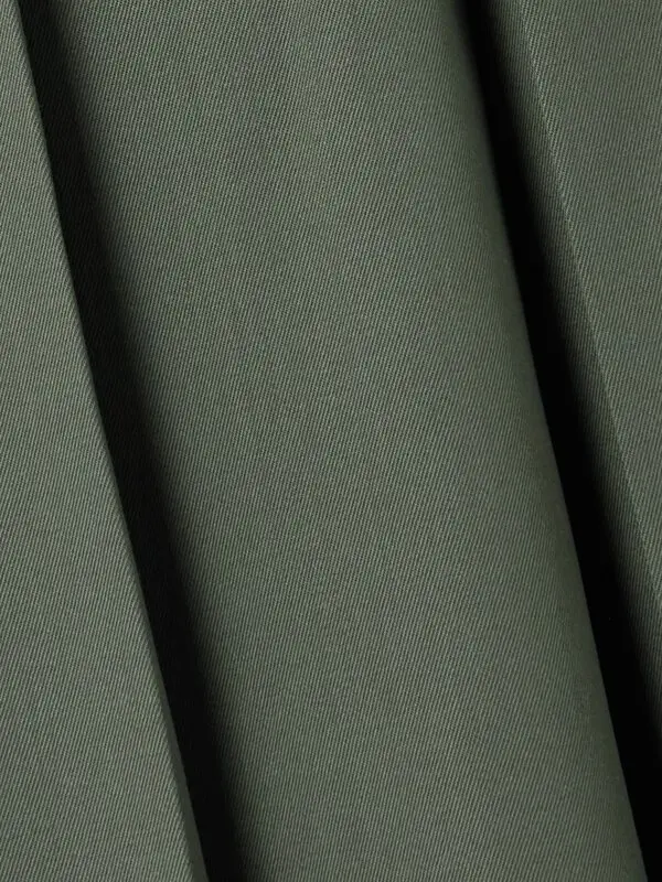 PATOU Belted Pleated Midi Skirt