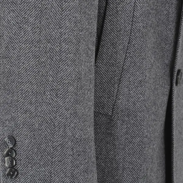 Tagliatore Long Sleeve Double-breasted Coat