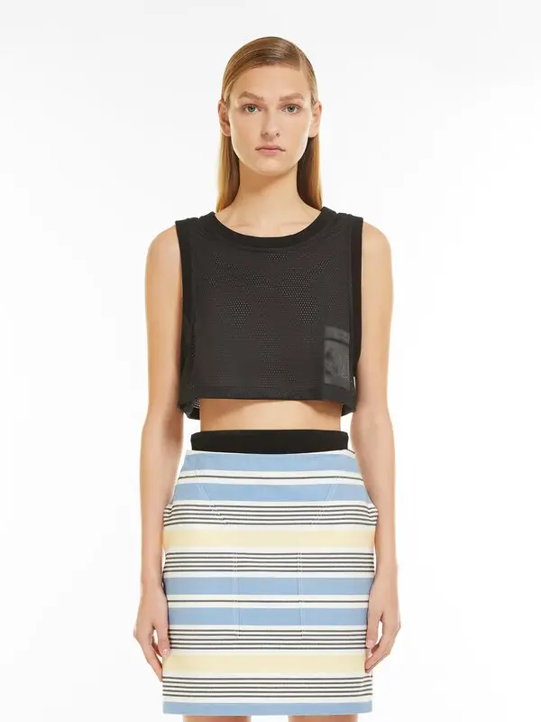 Max Mara Mesh Logo Vest