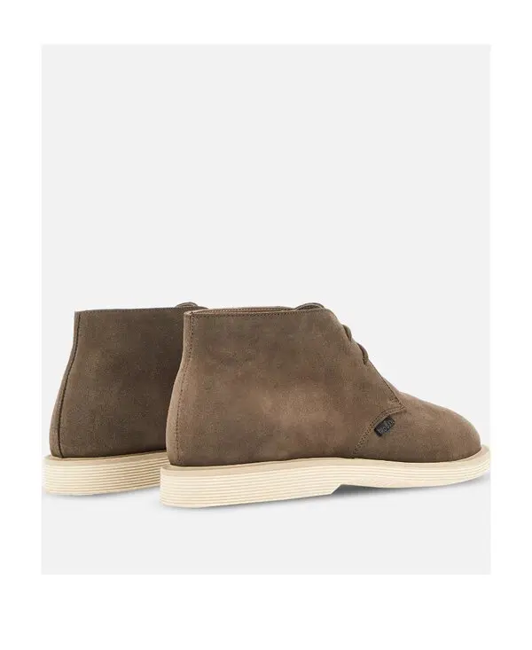 Hogan Lace-up Suede Boots