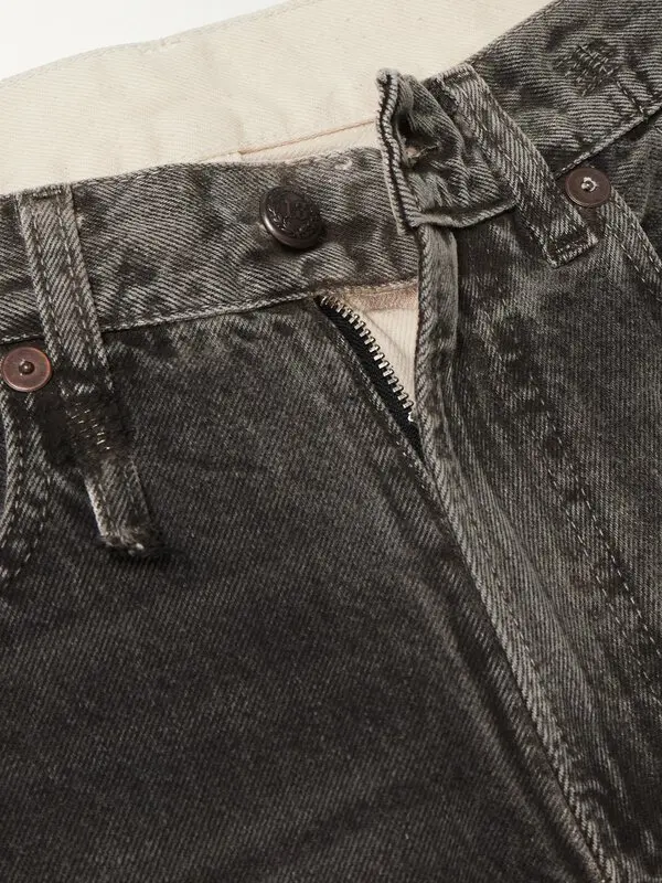 R13 Distressed Low-rise Boyfriend Jeans - Black