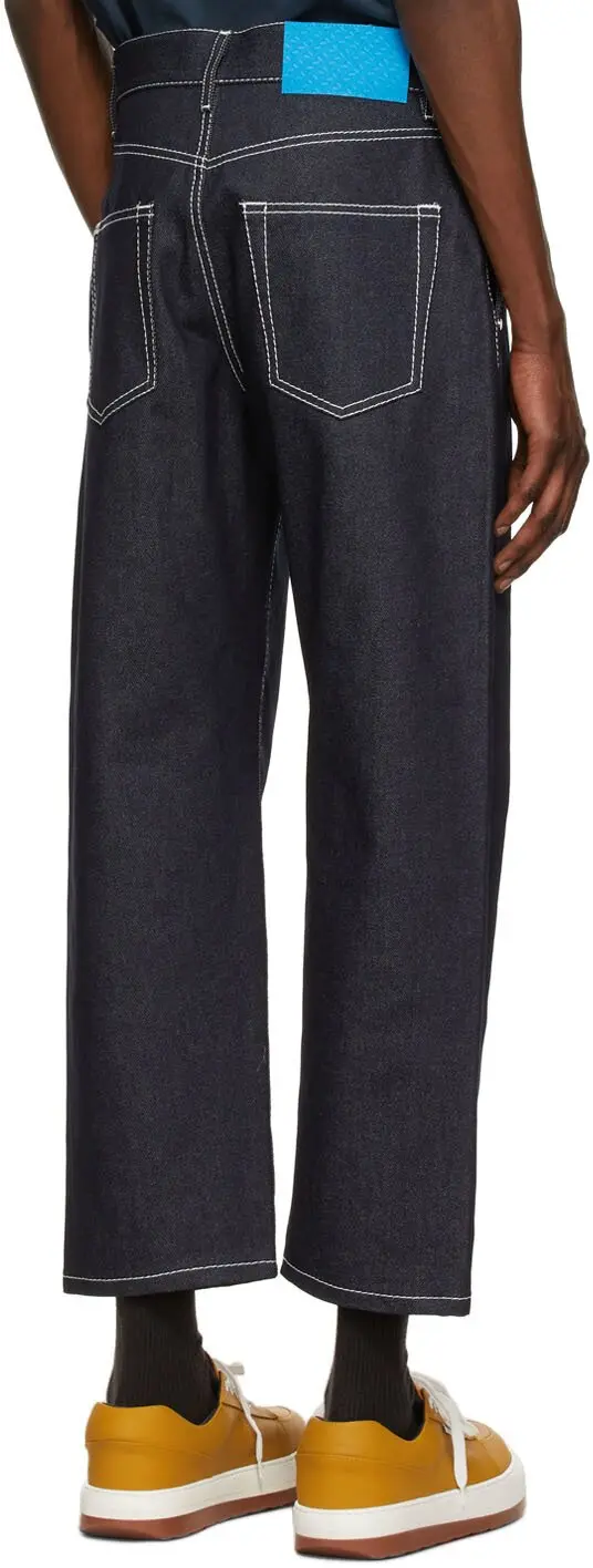 Sunnei Contrast Stitching Jeans