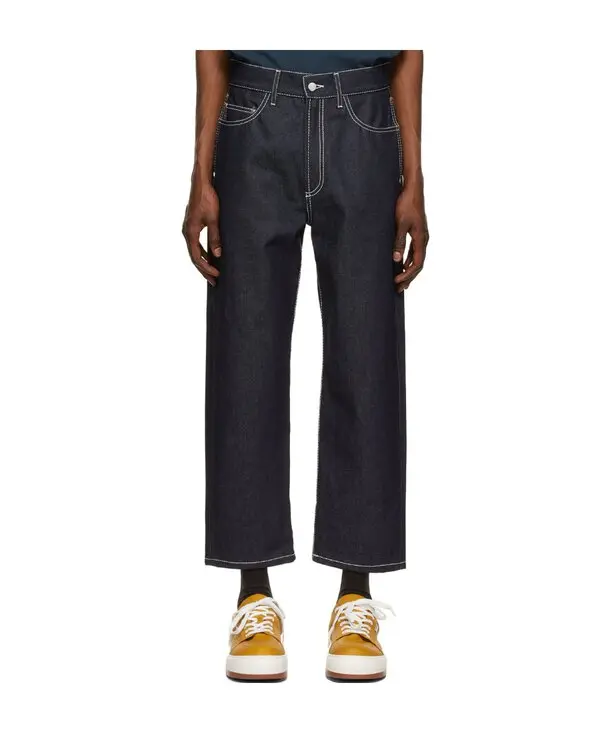 Sunnei Contrast Stitching Jeans