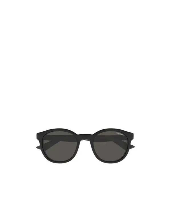 Montblanc Round Frame Sunglasses - Black