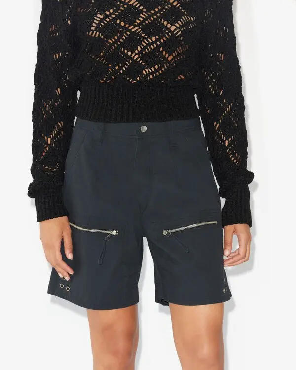 Isabel Marant Étoile Kynan High-waist Shorts - Black