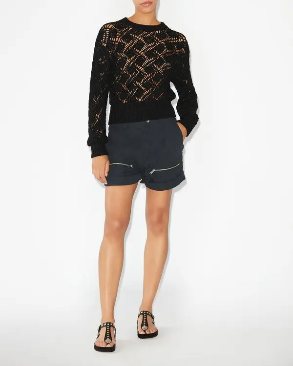 Isabel Marant Étoile Kynan High-waist Shorts - Black