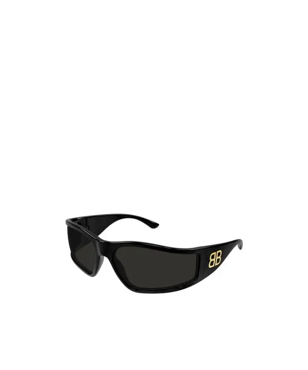 Balenciaga Shield Frame Sunglasses - Black Grey