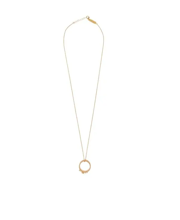 MAISON MARGIELA 11 Rolo Chain Pendant Necklace - Yellow