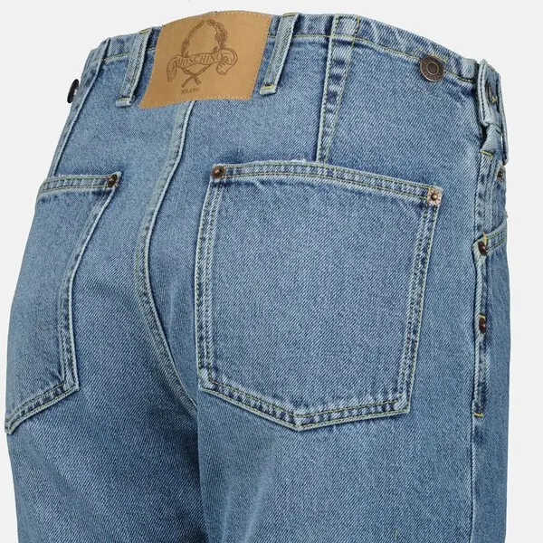 Moschino Belt Loop Denim Trousers