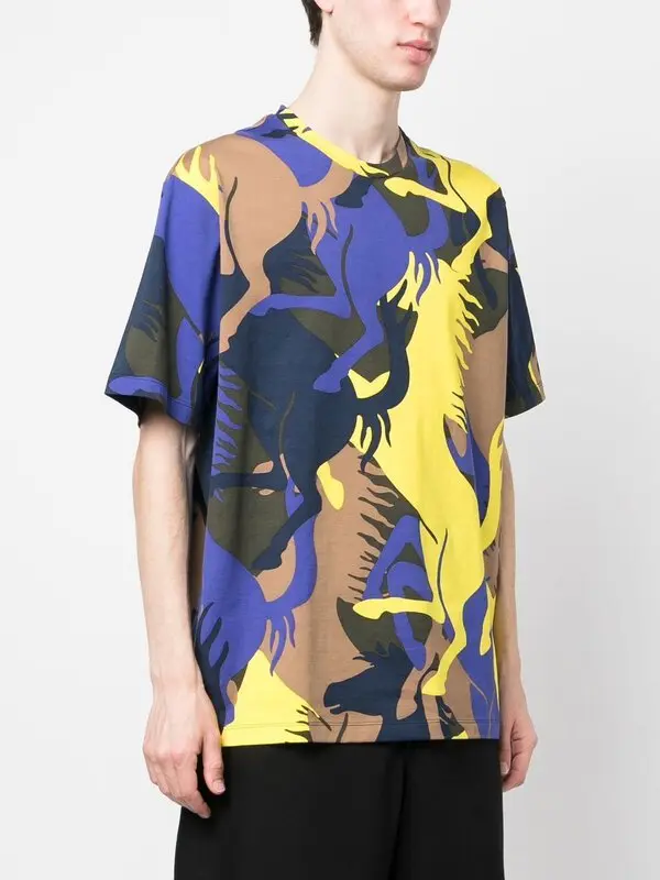 FERRARI Prancing Horse All-over Print T-shirt