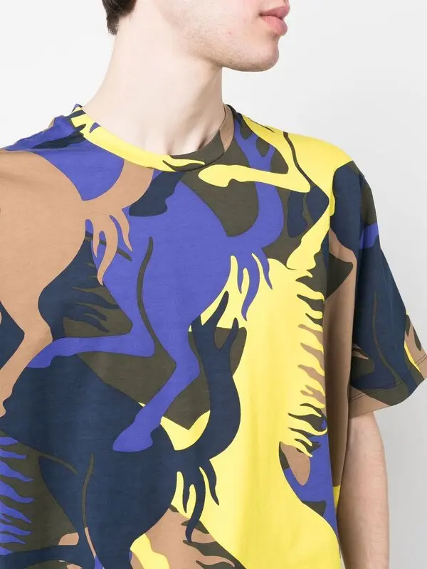 FERRARI Prancing Horse All-over Print T-shirt