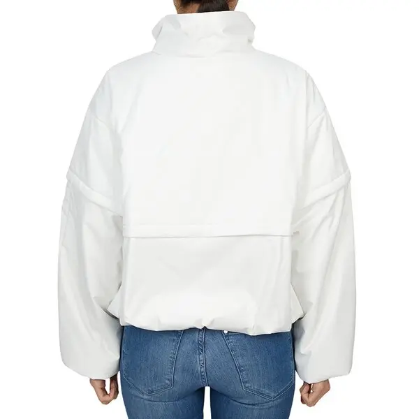 Max Mara Long-sleeved Cotton-padded Jacket - White