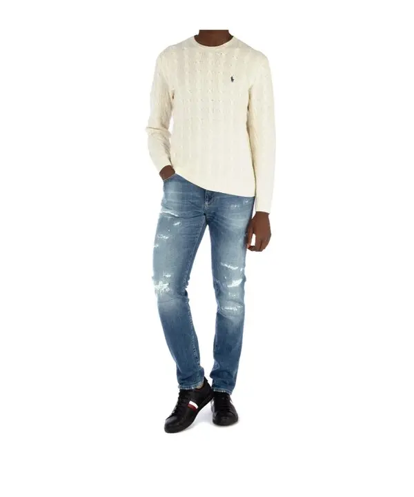 Polo Ralph Lauren Pony Embroidered Cable-knit Jumper - No