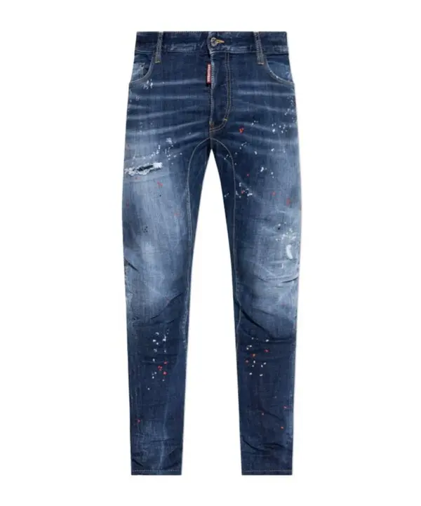 Dsquared2 Distressed Biker Jeans