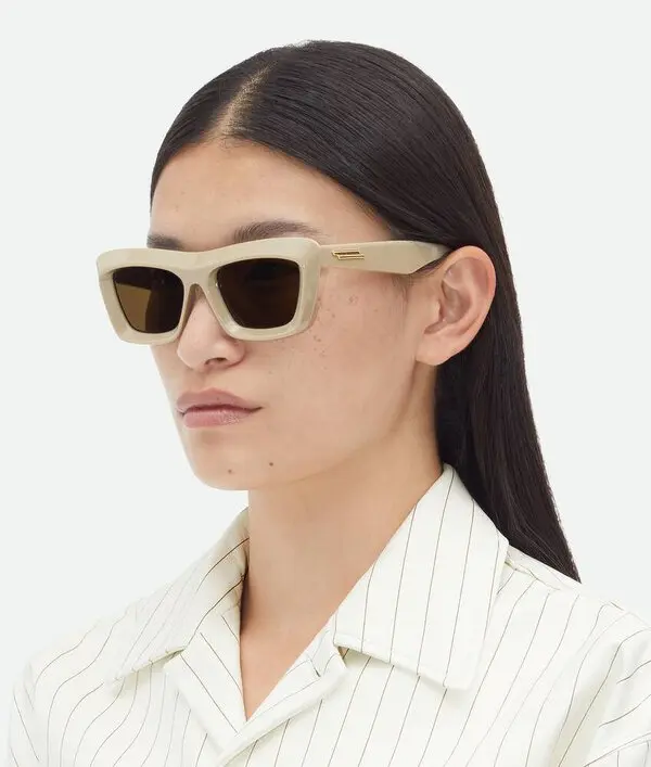 Bottega Veneta Square Frame Sunglasses - Multicolor