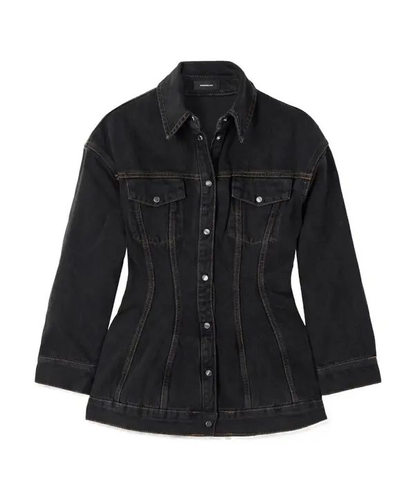 Wardrobe.NYC Silhouette Denim Jacket