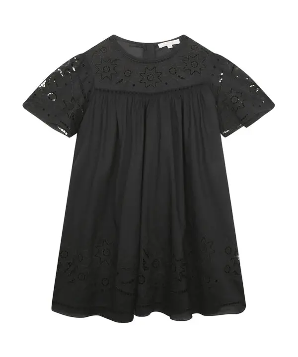 Chloé Embroidered Short Sleeve Dress