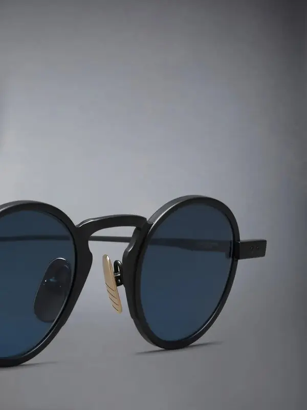 Thom Browne Round Frame Sunglasses