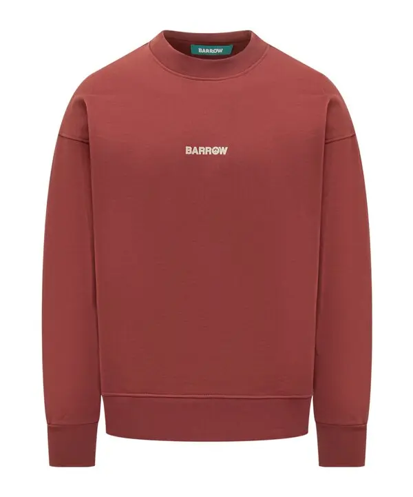BARROW Crewneck Sweatshirt With Logo Detail