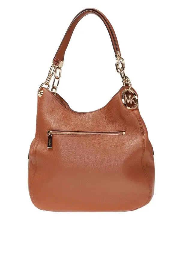 Michael Kors Lillie Large Shoulder Bag - Brown