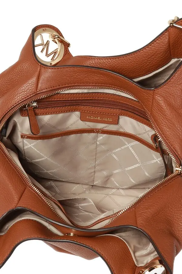 Michael Kors Lillie Large Shoulder Bag - Brown