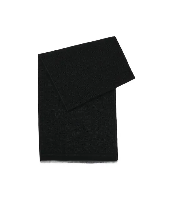Hugo Boss Logo Scarf - Black