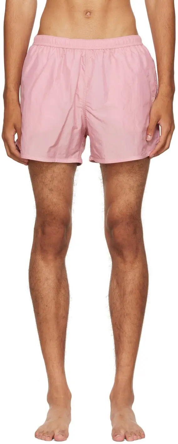 AMI Paris De Coeur Swim Shorts - Nude