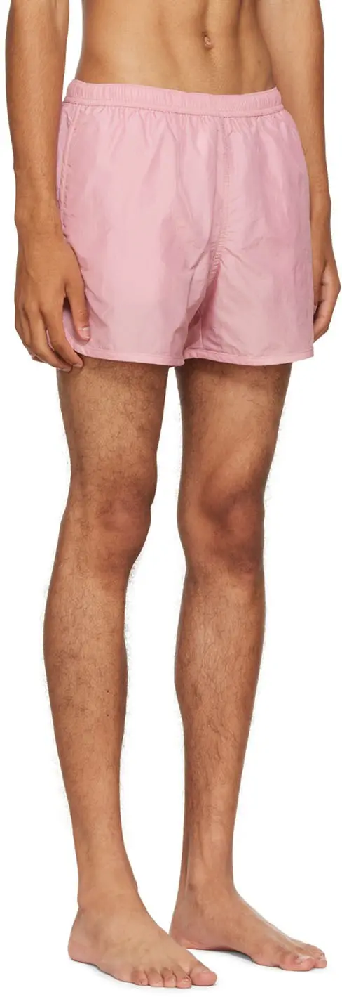 AMI Paris De Coeur Swim Shorts - Nude