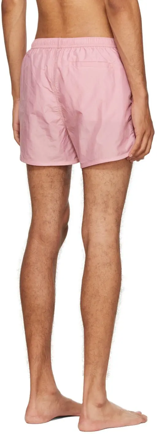 AMI Paris De Coeur Swim Shorts - Nude