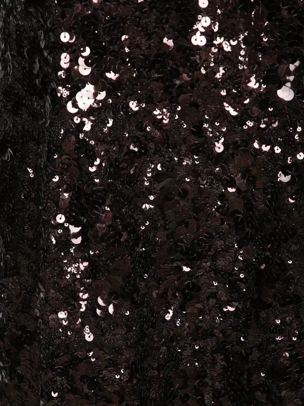 Prada Sequin Embellished Sleeveless Round Neck Dress