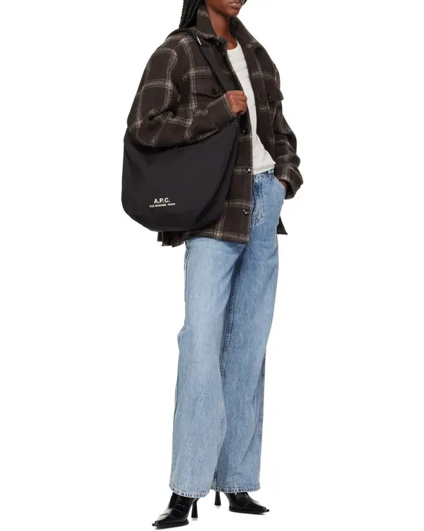 A.p.c. Journal Satchel Bag - Black