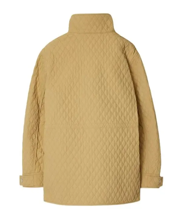 Burberry Quilted Hooded Jacket With Drawstring Waist