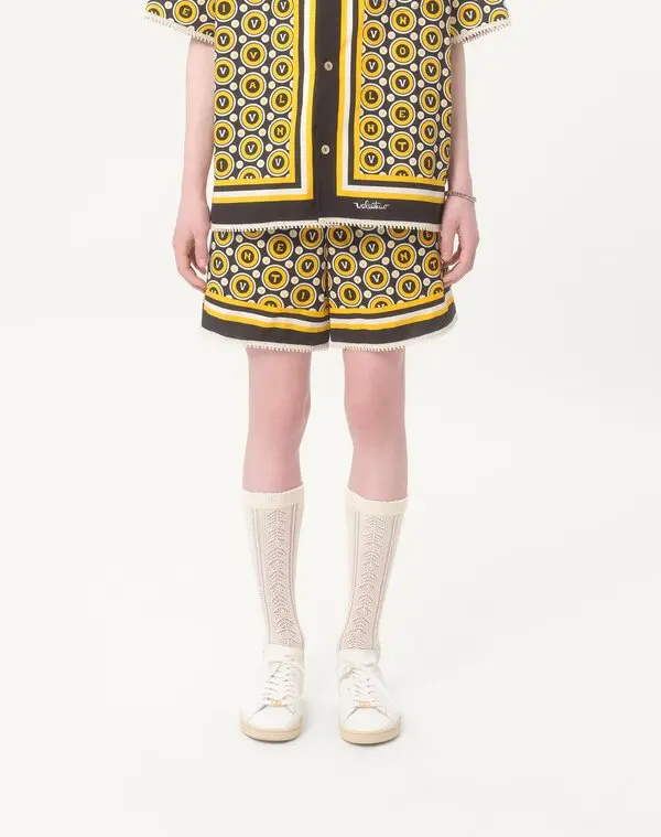 Valentino Garavani Monogram Printed Shorts